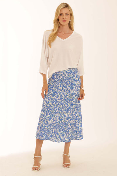 Pomodoro Clothing Ditsy Skirt 52601